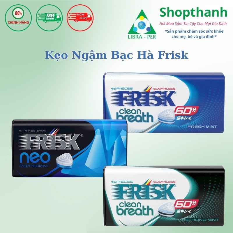 Frisk Clean Breath Japanese Mint Sugar-Free Mouthwash for Confident ...