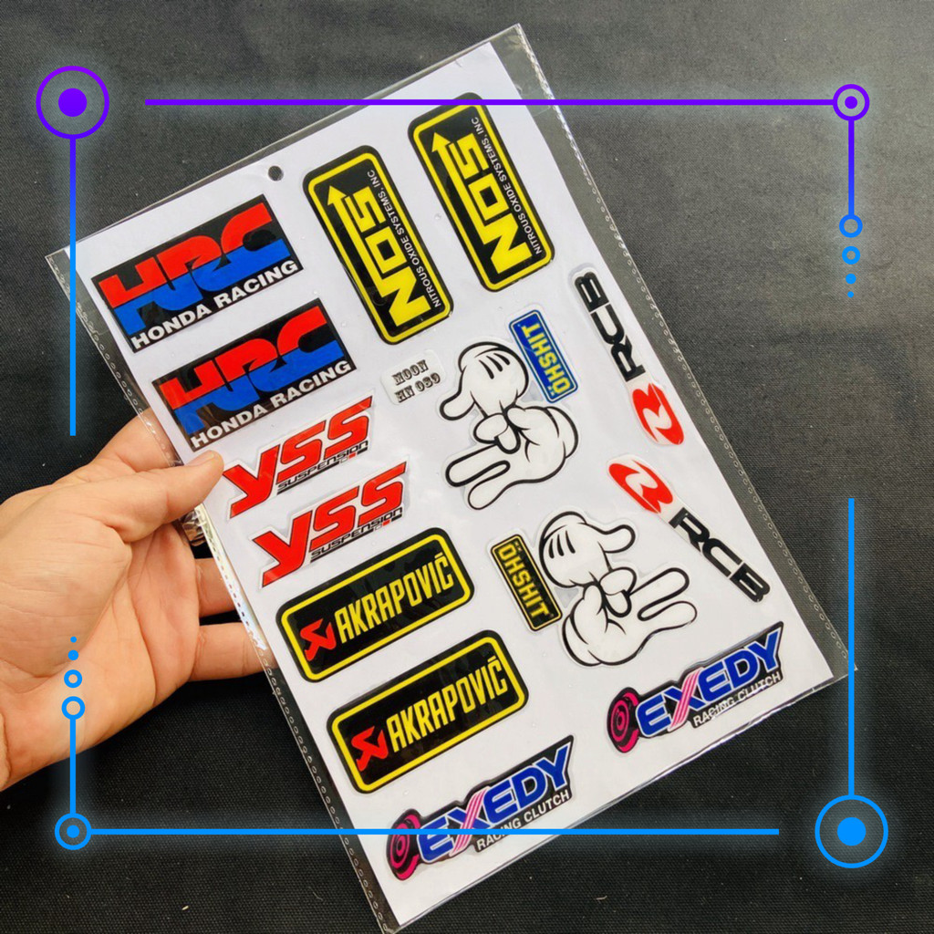 Embossed STAMPS WITH MANY LOGOS OF CAR BRANDS FINGER MODELS FOR SUPER ...