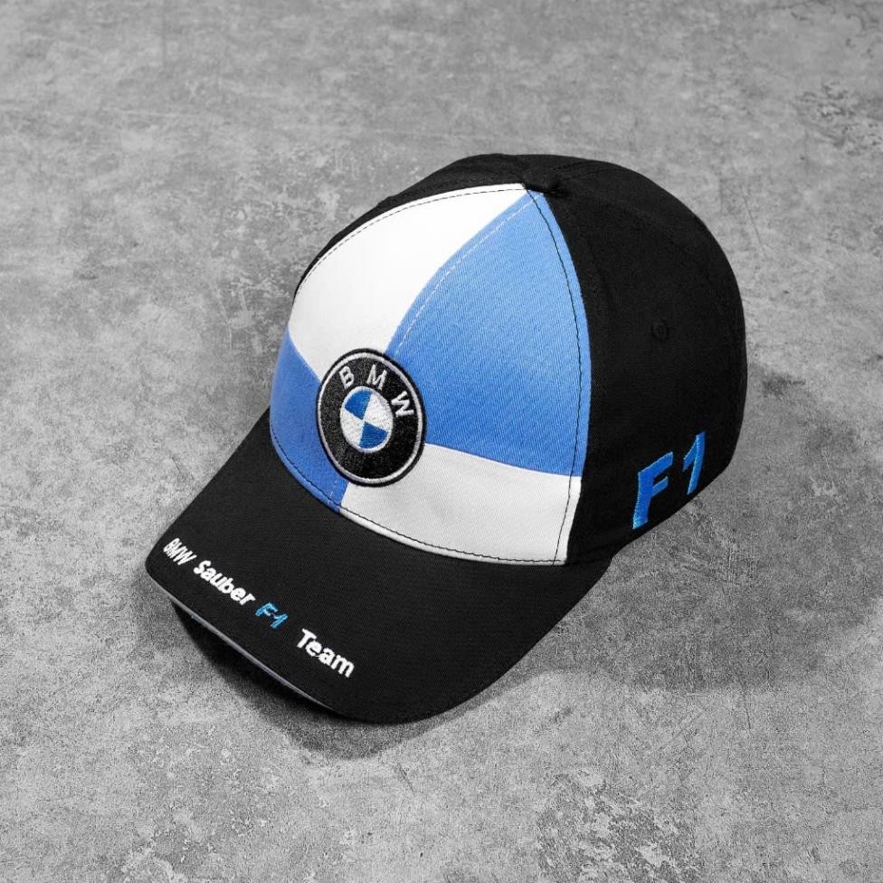 BMW Team Logo Embroidered Baseball Cap Cool Khaki Cotton Vertical Form ...