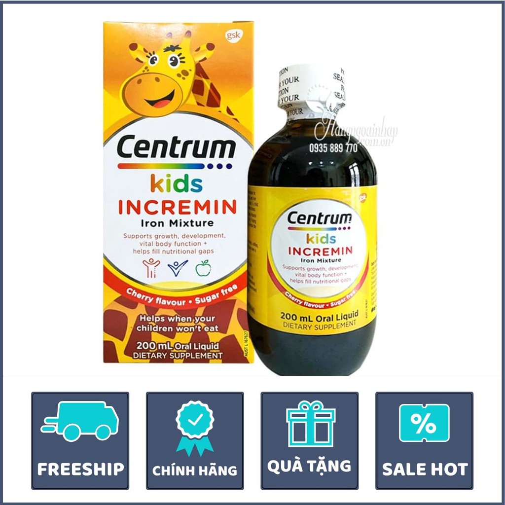 [February 2026] Australian Centrum Kids Incremin Iron Mixture Syrup ...