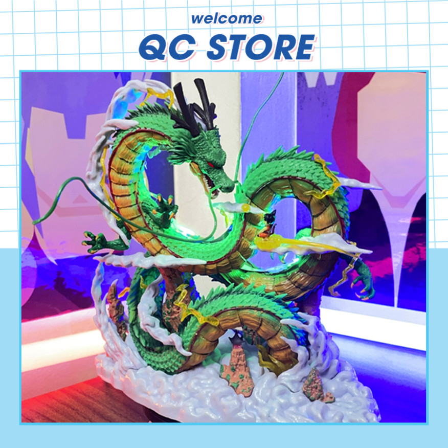 Shenron Dragon Model 24cm from Dragon Ball with LED lights and Songoku ...