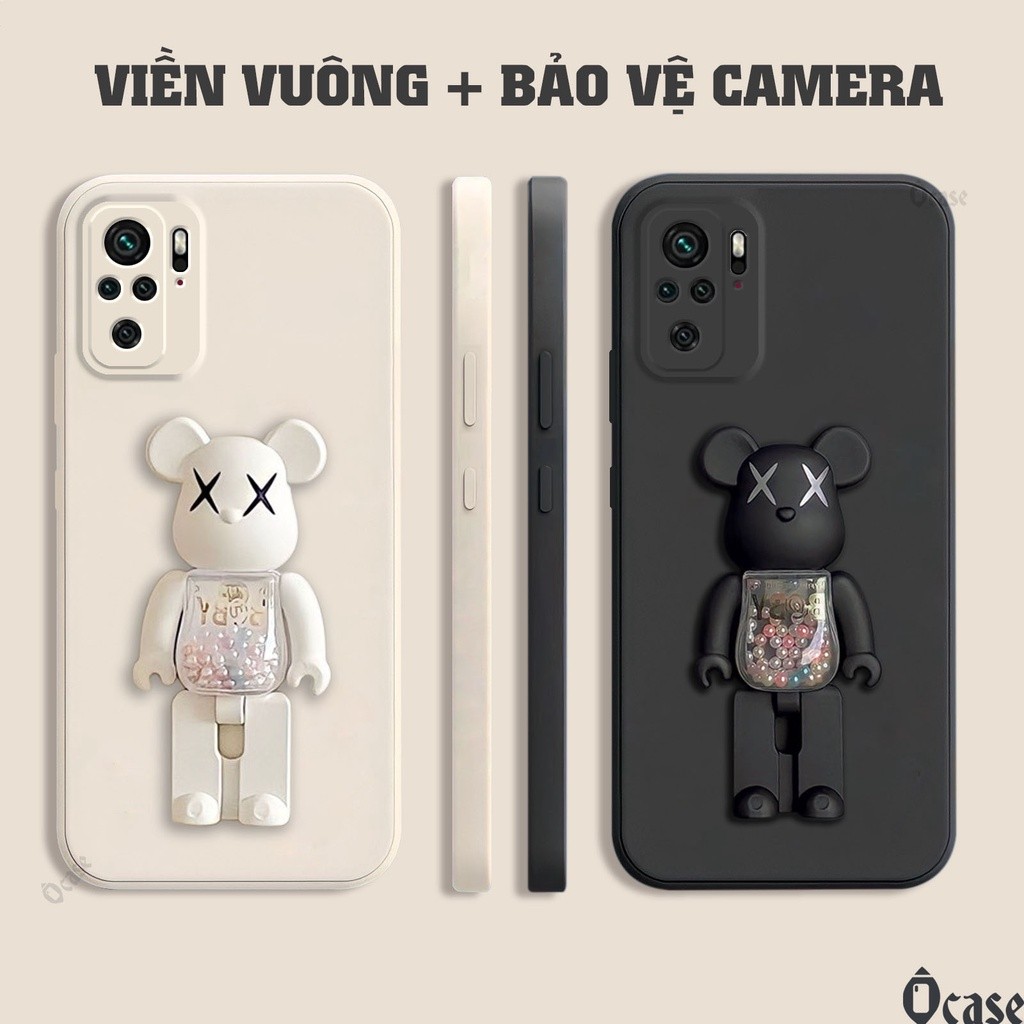 Xiaomi Redmi Note 10 / Note 10s bear model case and convenient stand ...