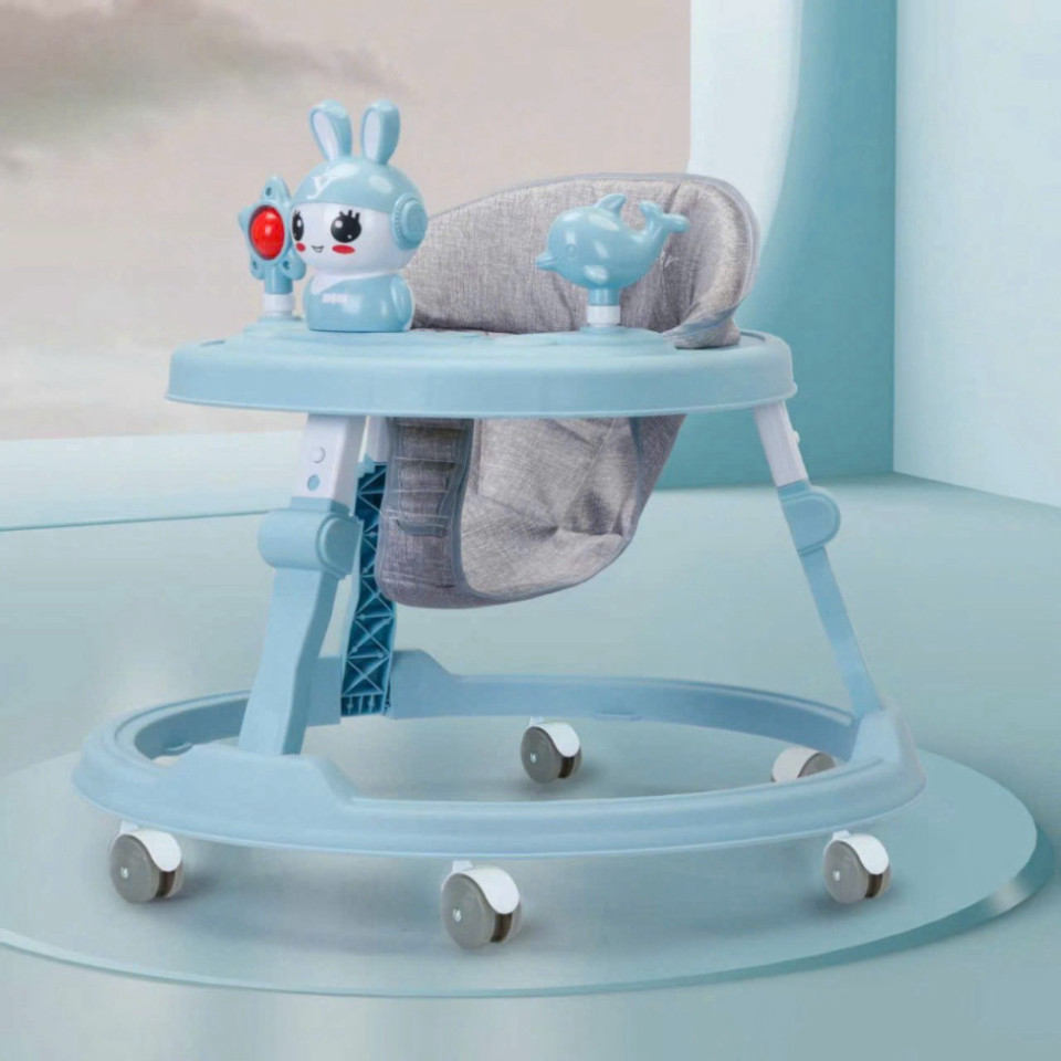 603 Babywalker 3-in-1 Round Baby Walker, Solid Steel Frame, 360 Degree ...