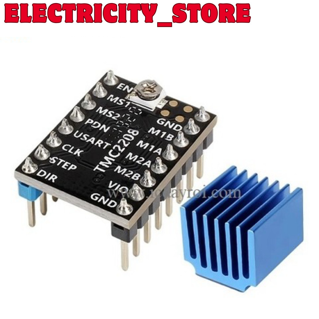 Tmc2208 V2 0 Stepper Motor Driver Circuit Shopee Malaysia