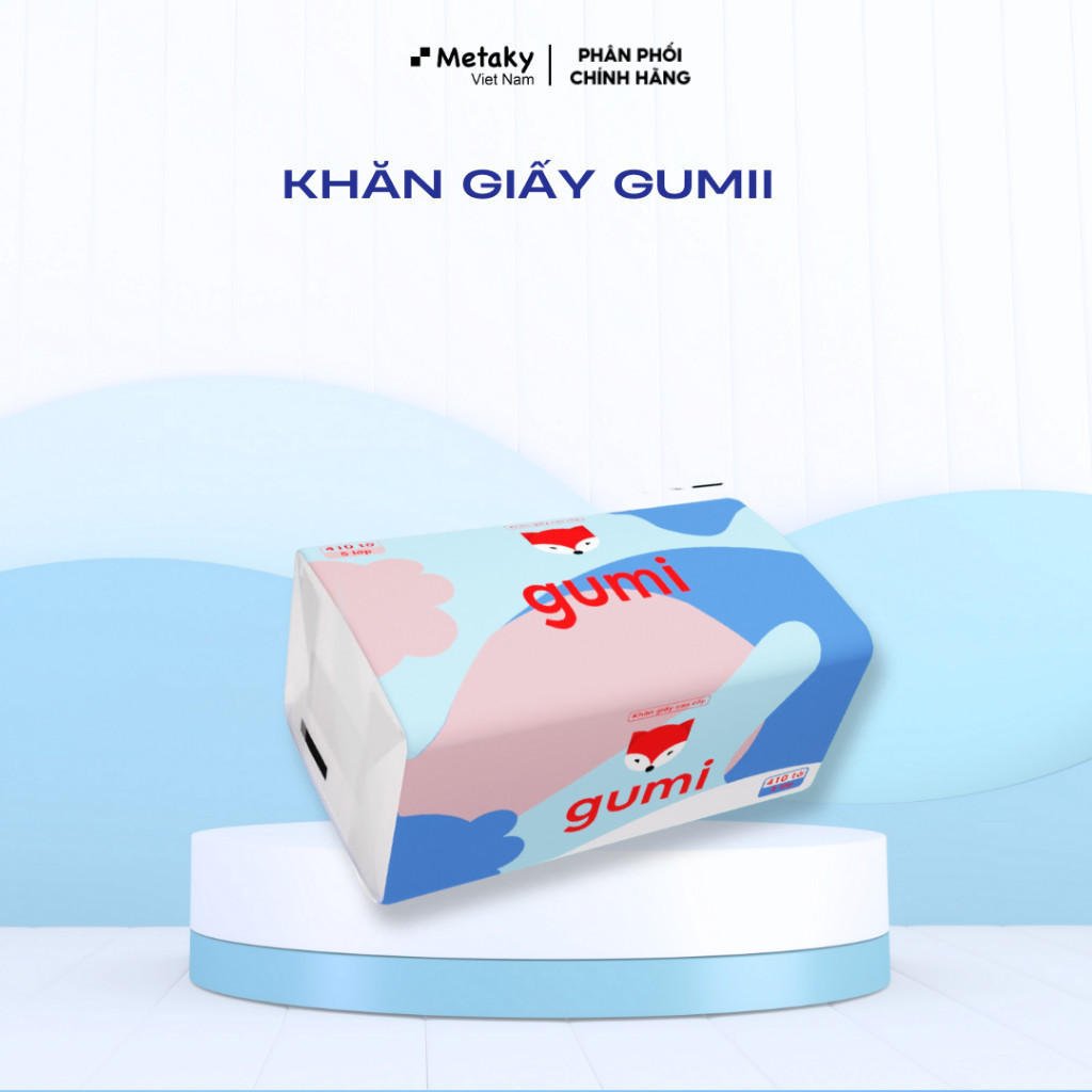 Premium Gumi Napkin Paper, Panda Tissue Pack 410 Sheets 5 Layers, Good ...