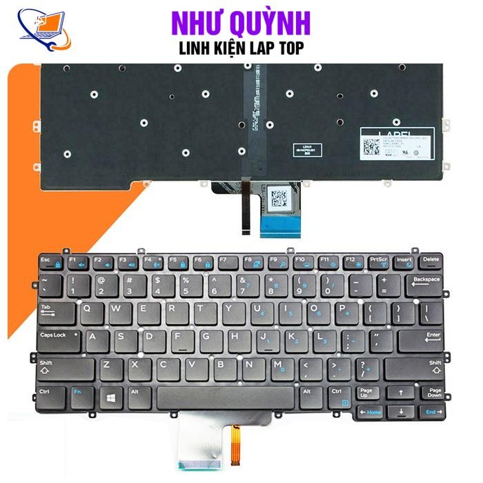 Dell Latitude E7370 XPS 9250 LAPTOP KEYBOARD with light NEW | Shopee ...