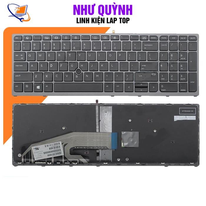HP Zbook 15 G3, 15 G4, Zbook 17 G3, 17 G4 laptop keyboard WITH FRAME ...