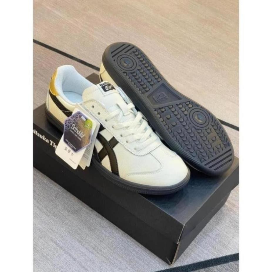 Sneaker Tiger Mexico 66 White Black Gold FULL BOX+ BILL | Shopee Malaysia
