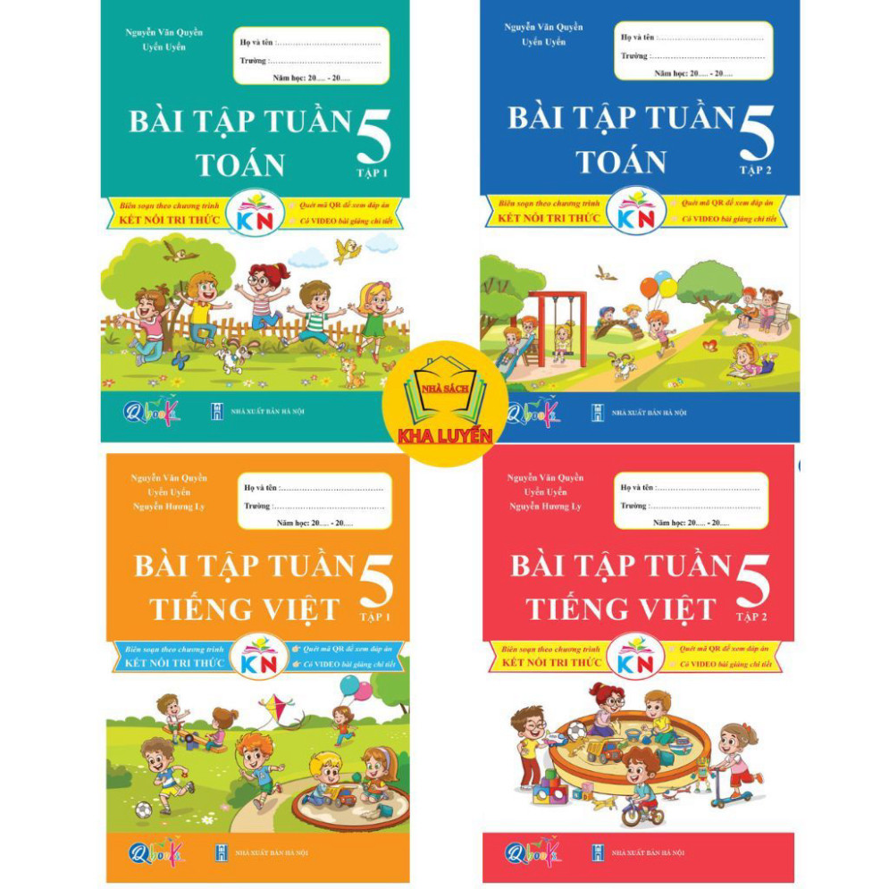 TRI Book - Math + Vietnamese Week Exercise Combo Grade 5 - Knowledge ...