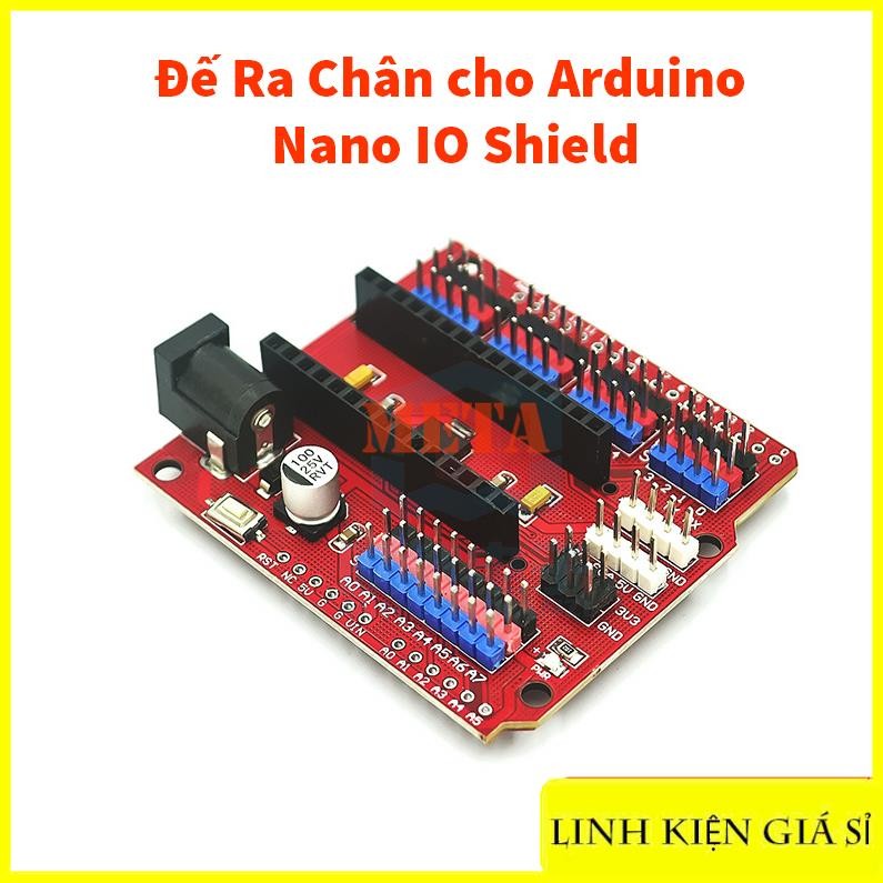 Pin Output Base for Arduino Nano IO Shield V3.0 Red - Arduino Nano V3.0 ...