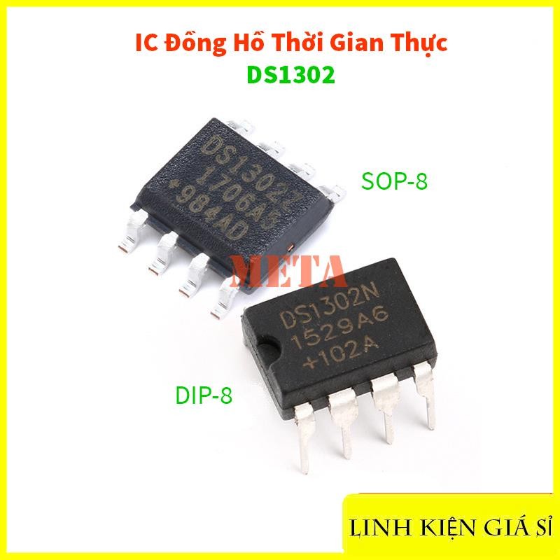 Real Time Clock IC DS1302 DIP-8 Pin / SOP-8 Pin - Time Counting | Shopee Malaysia
