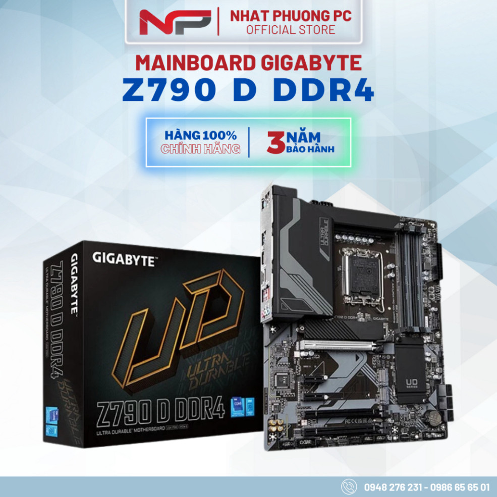 Gigabyte Z790 D DDR4 Mainboard Motherboard (M2, HDMI, Type-C) | Shopee ...