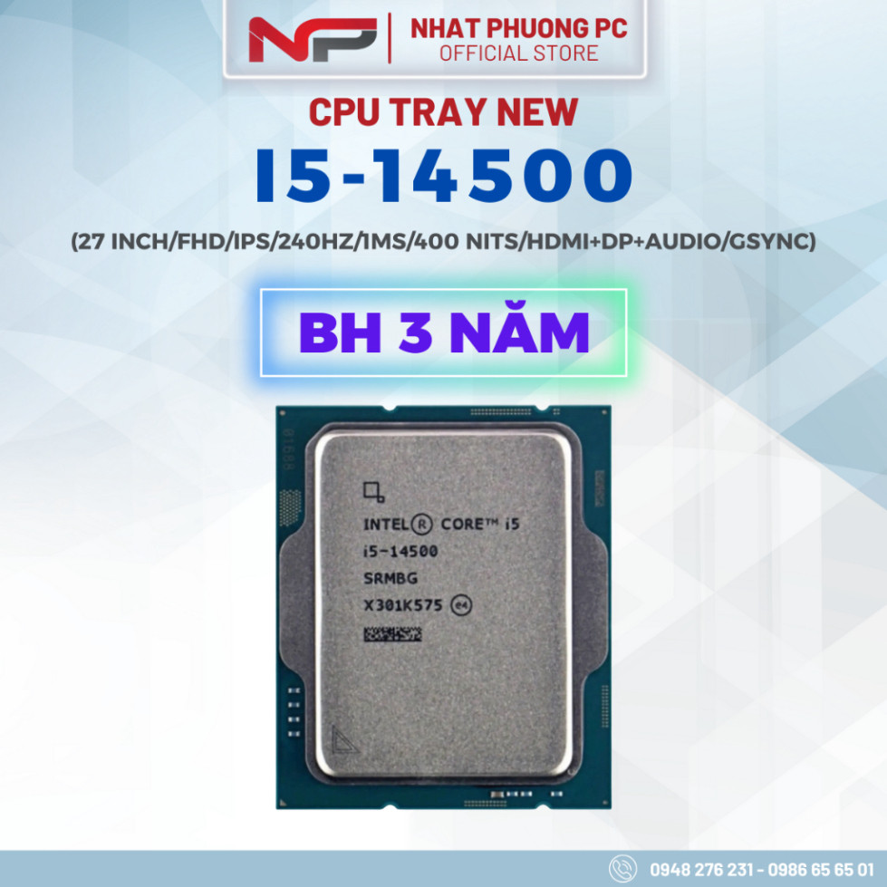 Intel Core i5 14500 CPU TRAY No Fan 14 Cores 20 Threads - New | Shopee ...