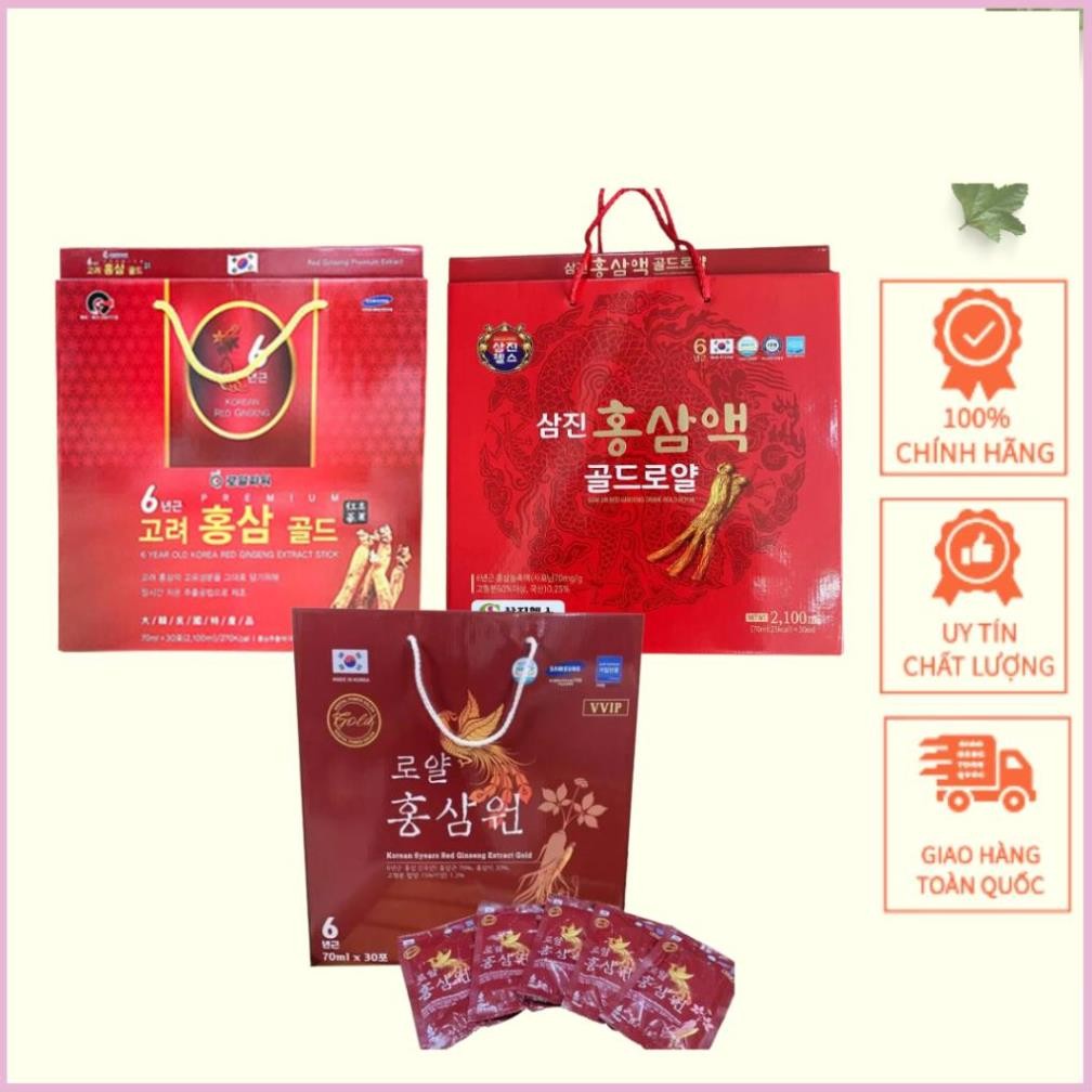6-year-old Royal Red Ginseng Drink 70ml x 30 Korean Packets - 3 Types ...