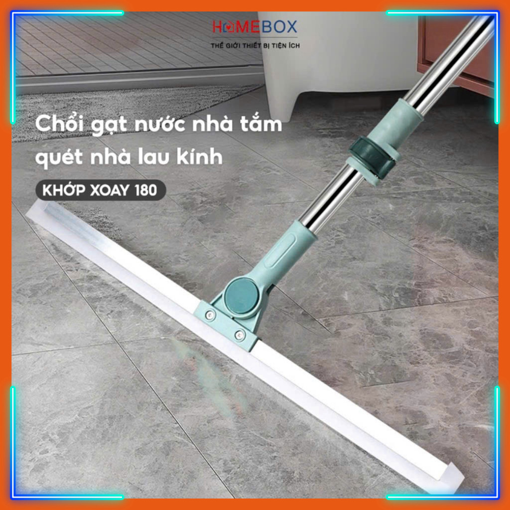 Floor Wiper, Bathroom Wiper Brush, Long Handle Smart Water Rake and ...