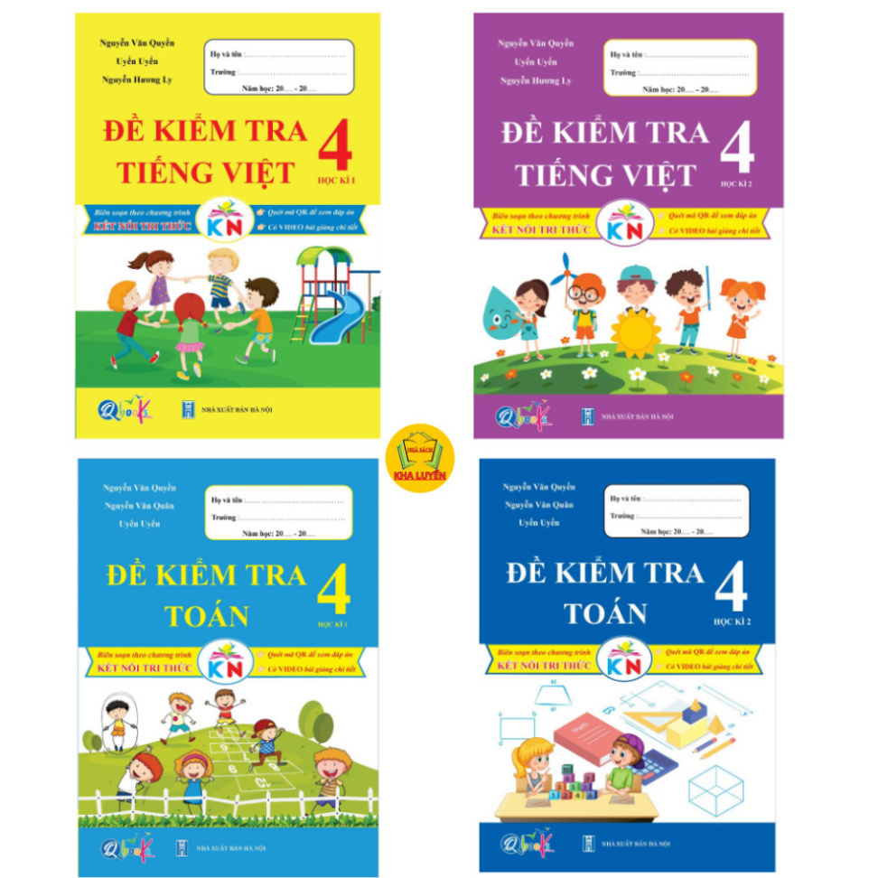 TRI Book - Math + Vietnamese Test Combo Grade 4 - Connecting Knowledge ...