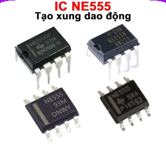 NE555 oscillator pulse generator IC | Shopee Malaysia