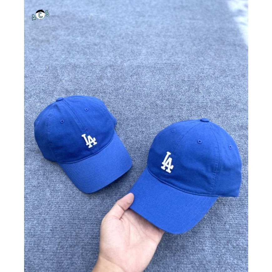 [GENUINE] Korean brand MLB LA Small Logo Hat_Blue (no stamp) | Shopee ...