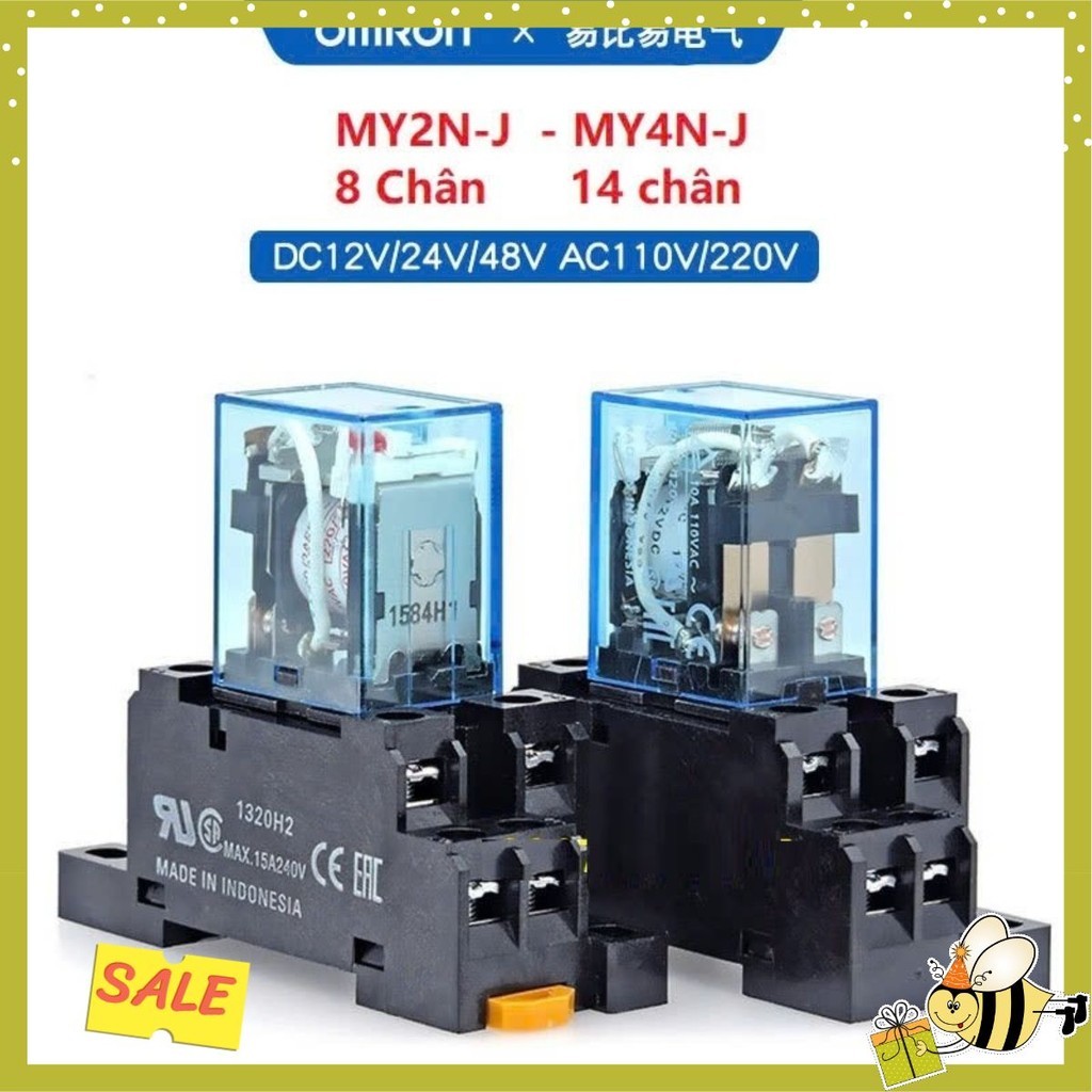 [NEW] 8-pin intermediate relay 220v, 24vac, 24vdc, 110vac, 380vac (with ...