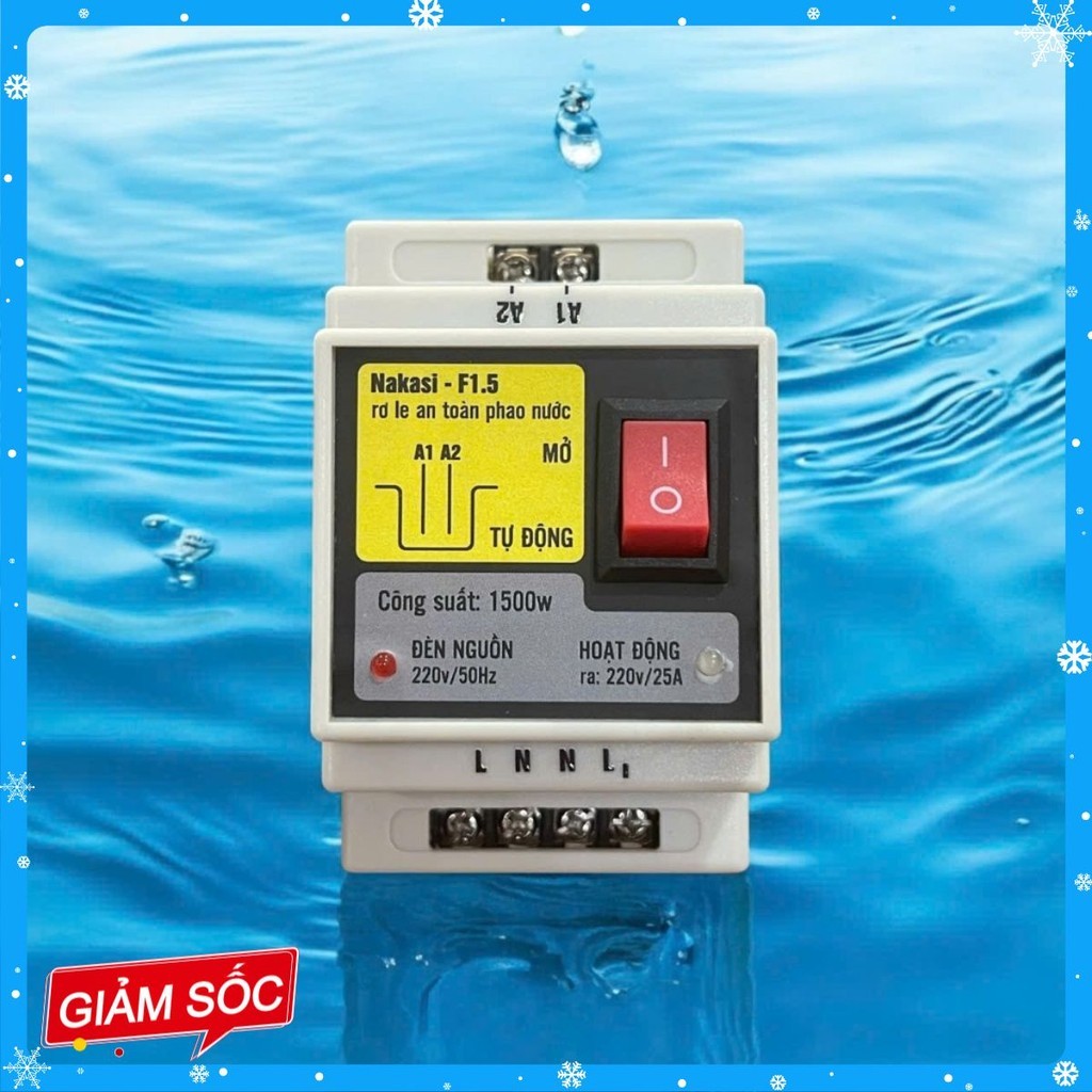 Nakasi F1.5 12V safety electric float relay - Protects against water ...