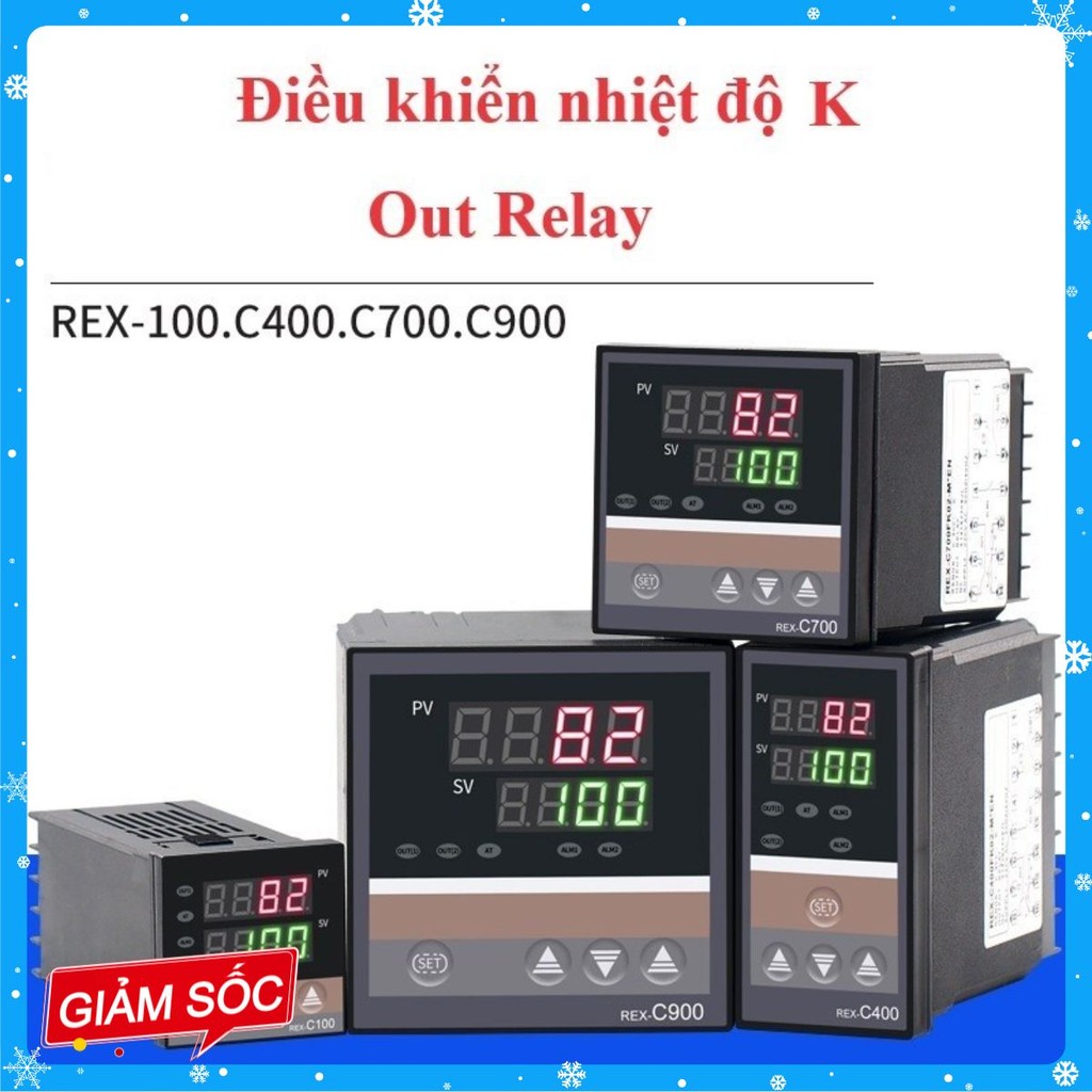 [GENUINE]REX C100 REX C700 temperature controller - M*DA (Out RELAY) 0-400 degrees Celsius RELAY ...