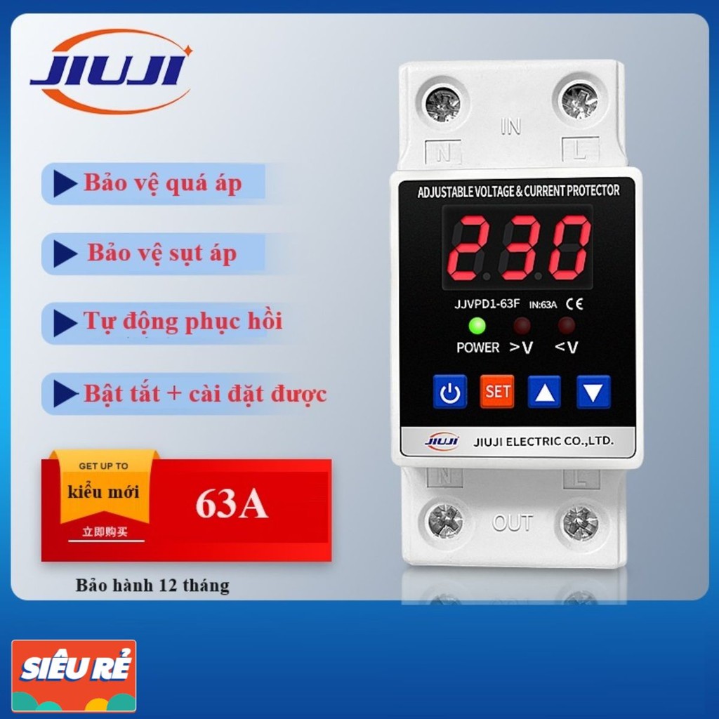 Phase LOSS PROTECTION DEVICE - 1 PHATER MEDITATION 63A - high voltage ...