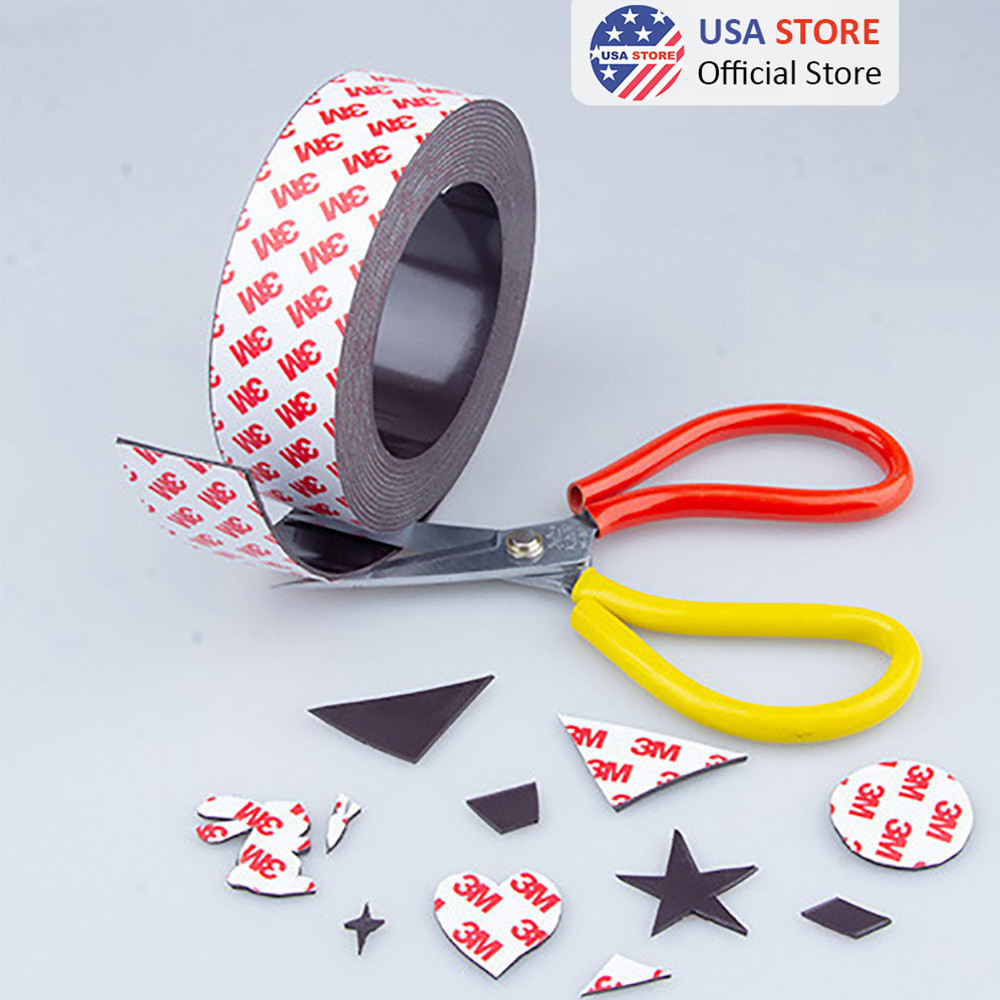 Flexible Magnets with Adhesive Tape Rolls 1m, 2m, 3m Long to Make ...