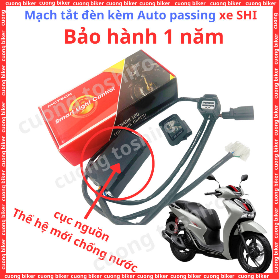 Light off circuit with passing switch for sh125 150 160 350 2020 - 2024 ...