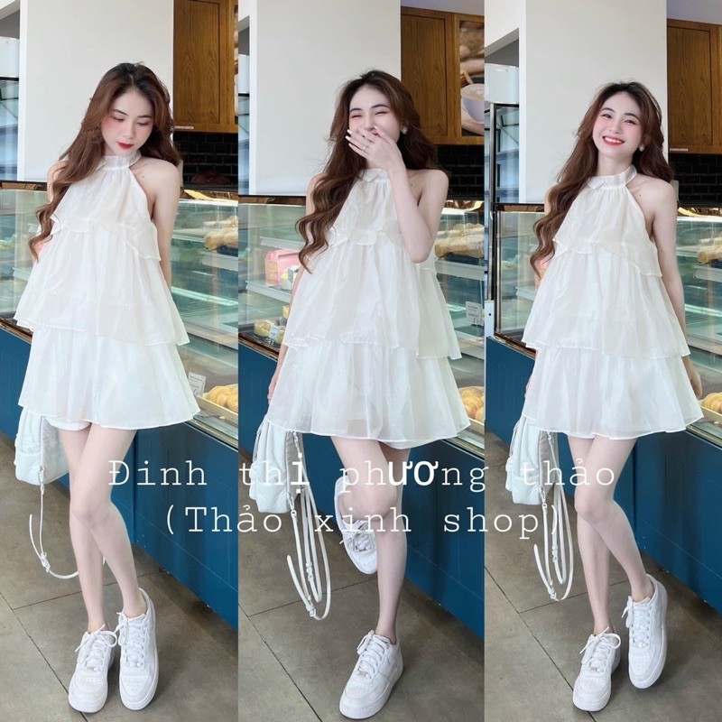 Women's fashion thigh-high set for going out made of silk chiffon with ...