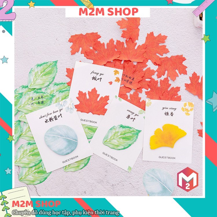 Post It Leaf Shaped Sticky Notes Wrapables Tree Leaf Sticky Notes ...