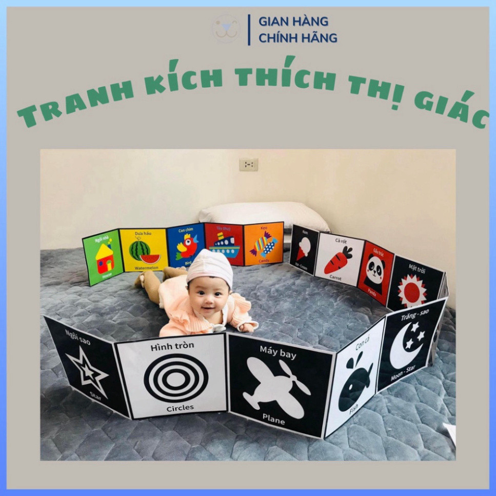 Visual Stimulation Card Set Helps Your Baby Comprehensively Develop for ...