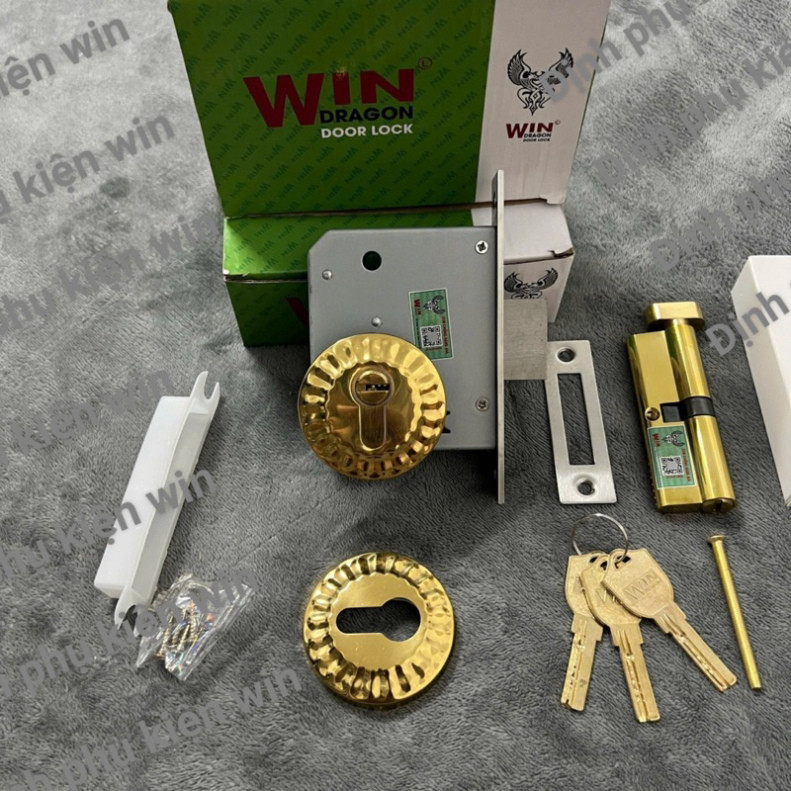 Concealed floor latch lock, round yellow striped stainless steel cover ...