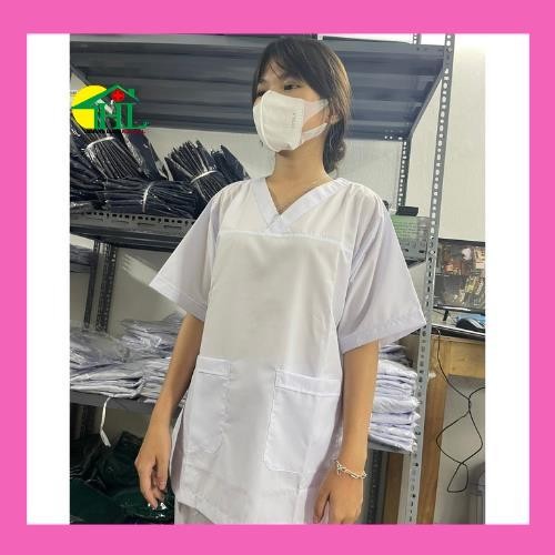 Operating room collar Scrubs set, Spa uniform, clinic, Doctor ...