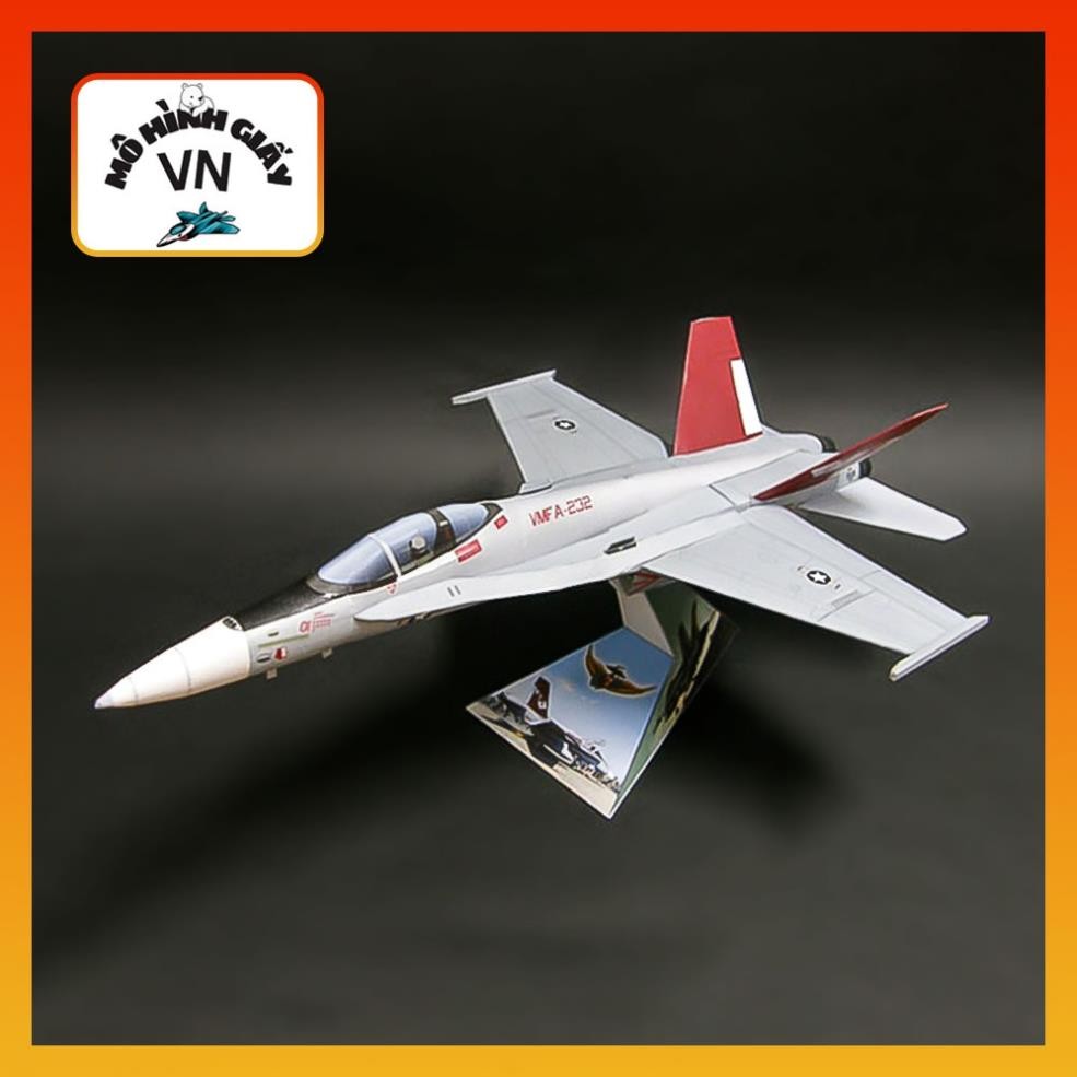 Fa-18 Red Devils Fighter Assembly Paper Model | Shopee Malaysia
