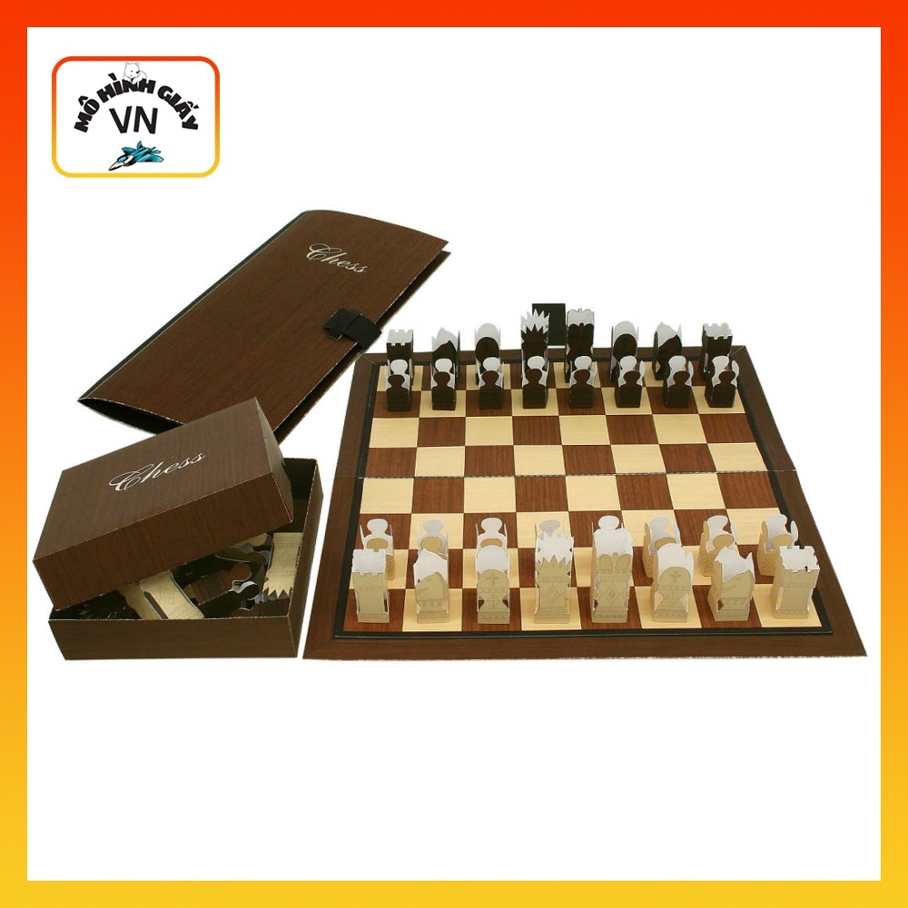 Chess Set Assembly Paper Model - MohinhgiayVN | Shopee Malaysia