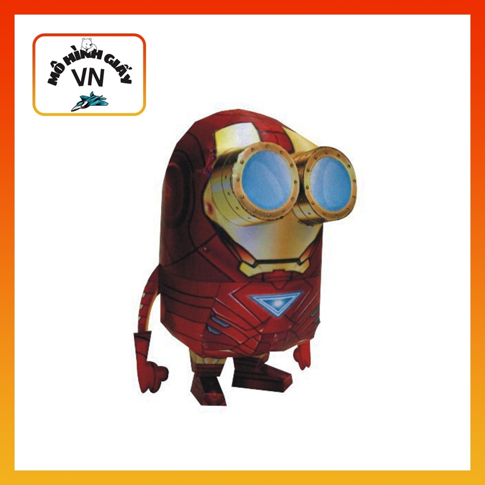 Minion Assembled Paper Model - Iron Man Mark IV | Shopee Malaysia