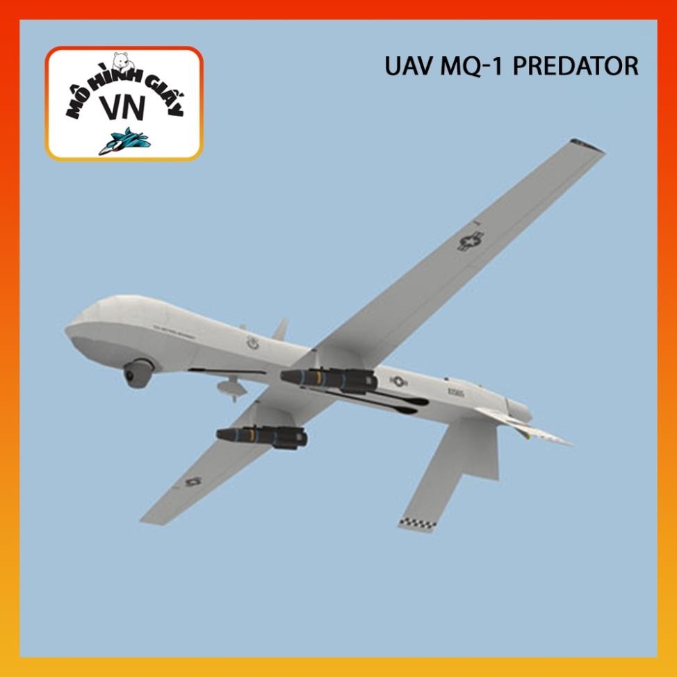 Mq-1 Predator UAV Drone Assembly Paper Model | Shopee Malaysia