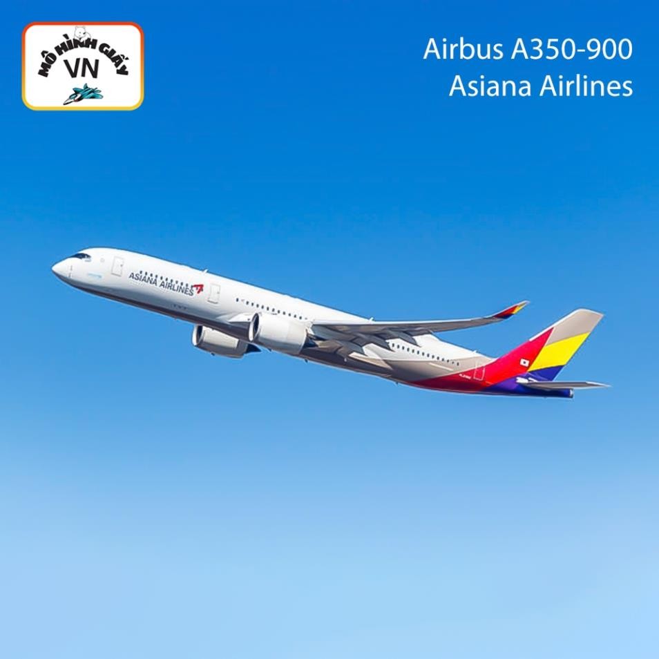 Airbus A350-900 Asiana Airlines Assembly Paper Model - MohinhgiayVN ...