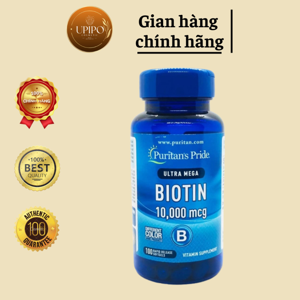Puritan's Pride Ultra Mega Biotin 10000 mcg pills 100 pills help hair ...