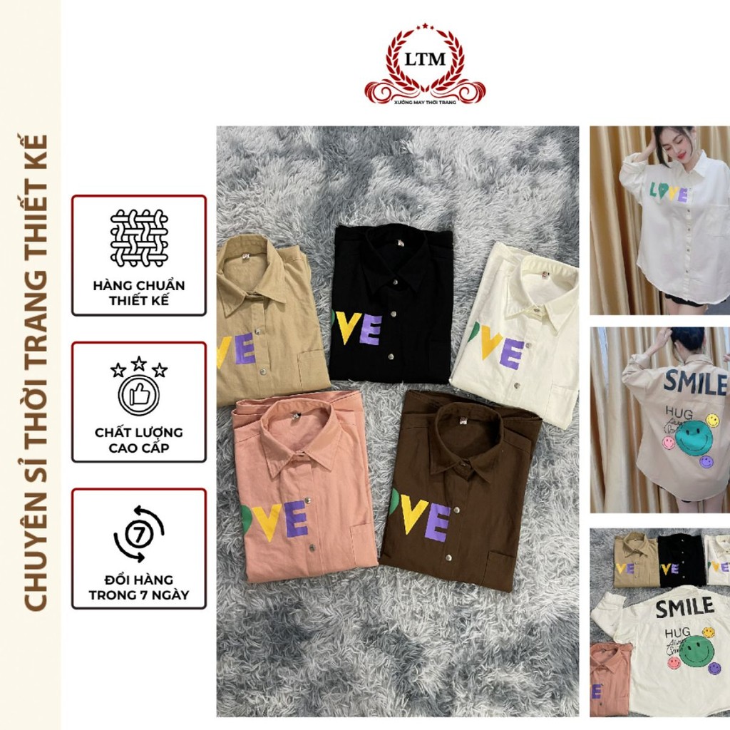 Unisex khakiJacket in all colors with Ulzzang style smiley face - LTM ...