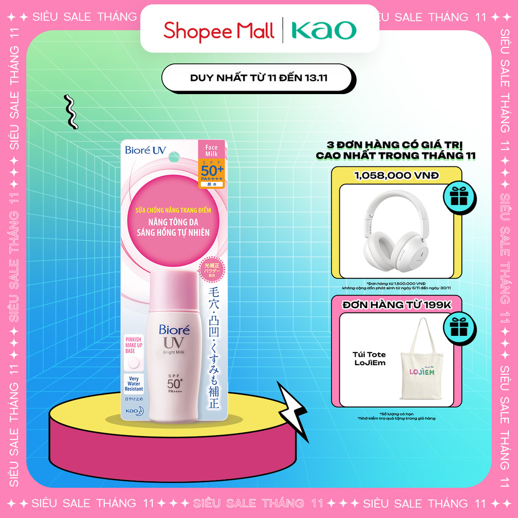 [LIVESTREAM] Biore Natural Pink Brightening Sunscreen SPF50+/PA ...
