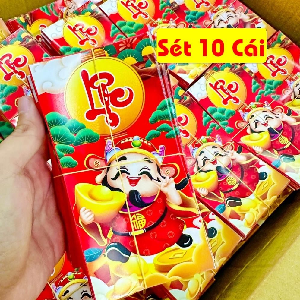 [FLOOR-FLOOR Cheap] Combo of 10 Red Envelopes CNY 2025 Loc Letter ...