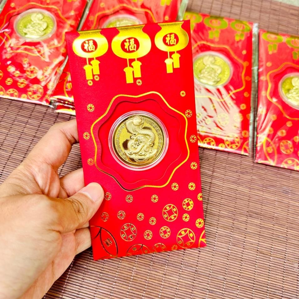 [GIFT CNY] [2025 Tet lucky money] 2025 At Ty Snake shaped lucky money ...