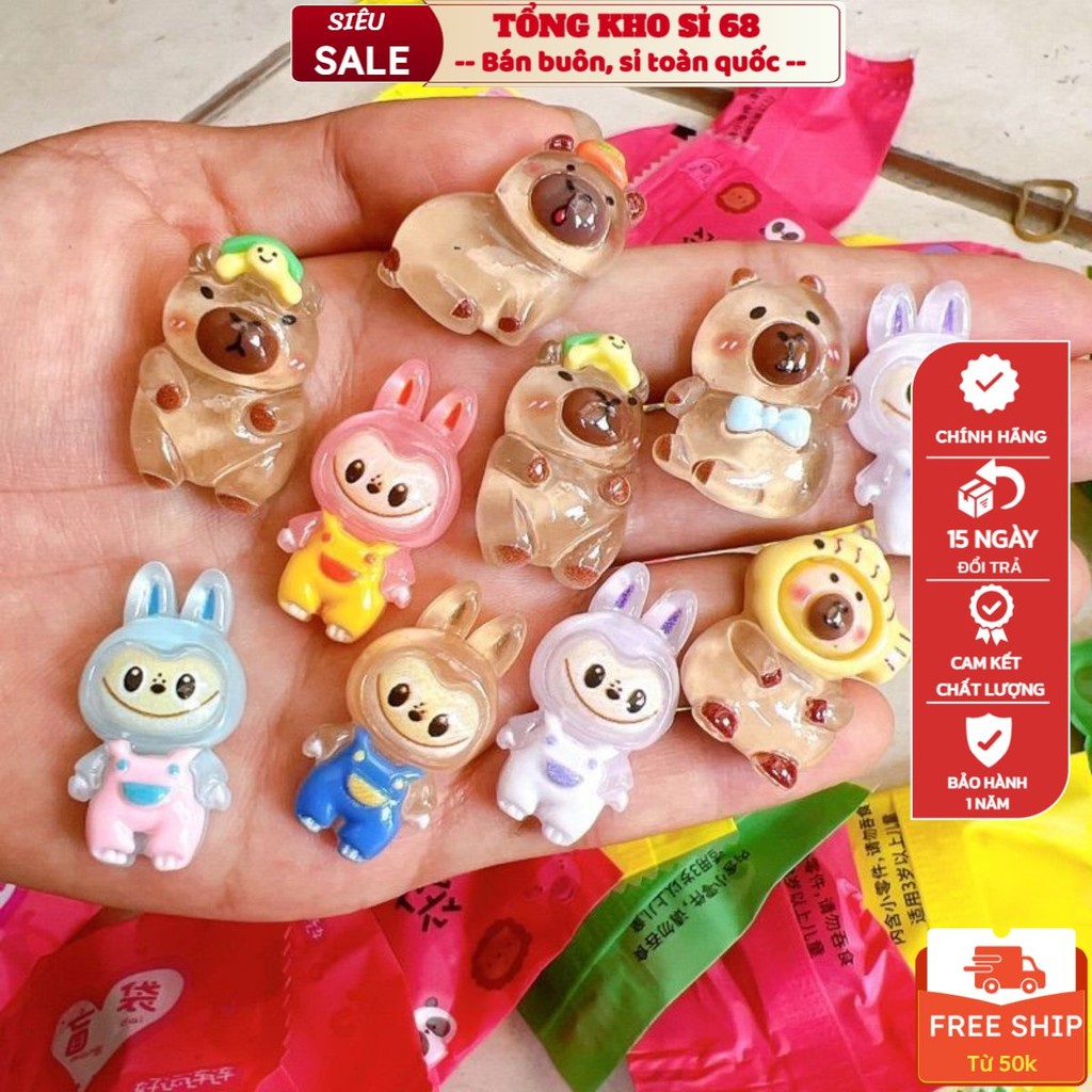 Labubu Charm Mini Blind Bag, Capybara, Capybara Surprise Gift, Cute ...