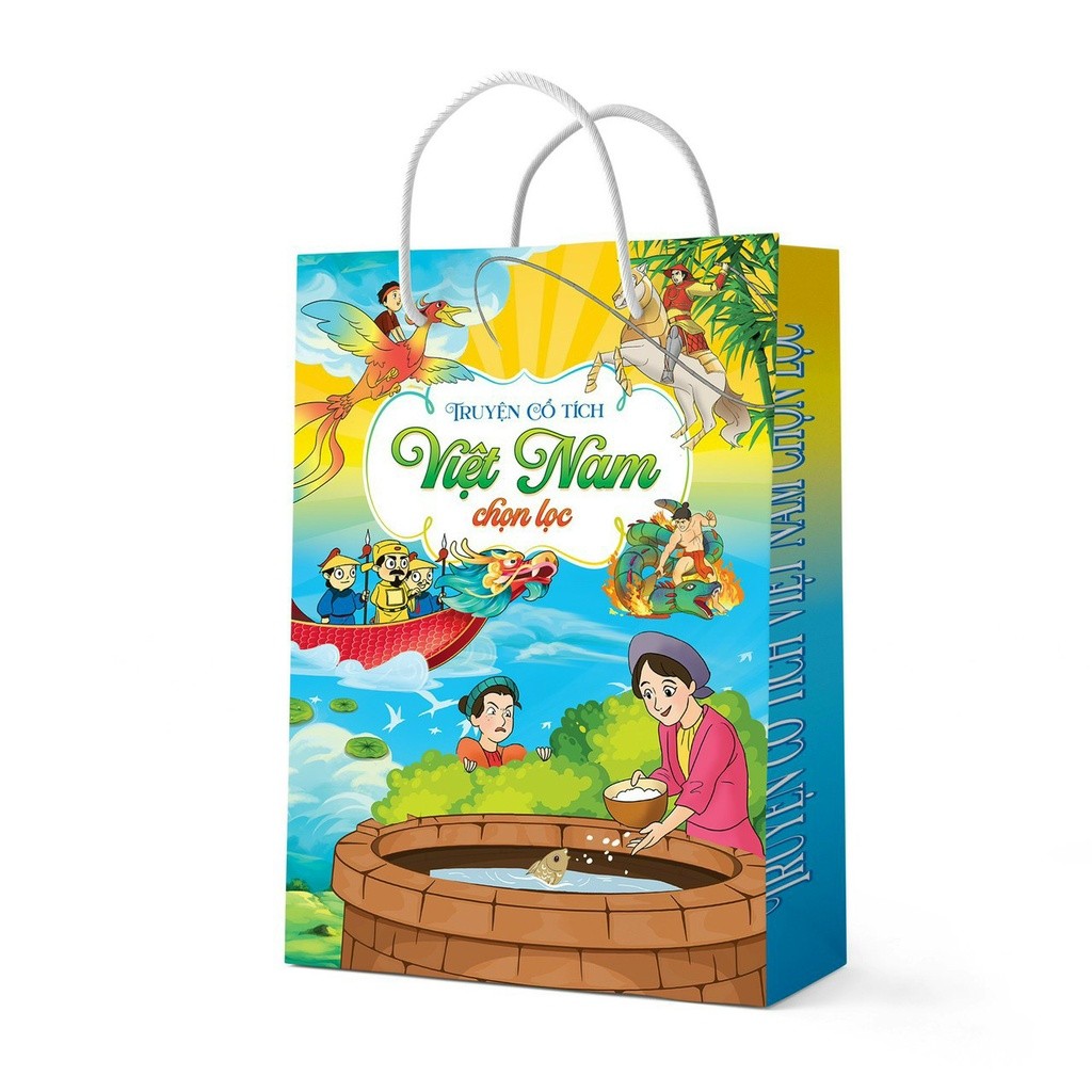 Selected Vietnamese Fairy Tale Bag Books bilingual Vietnamese and ...