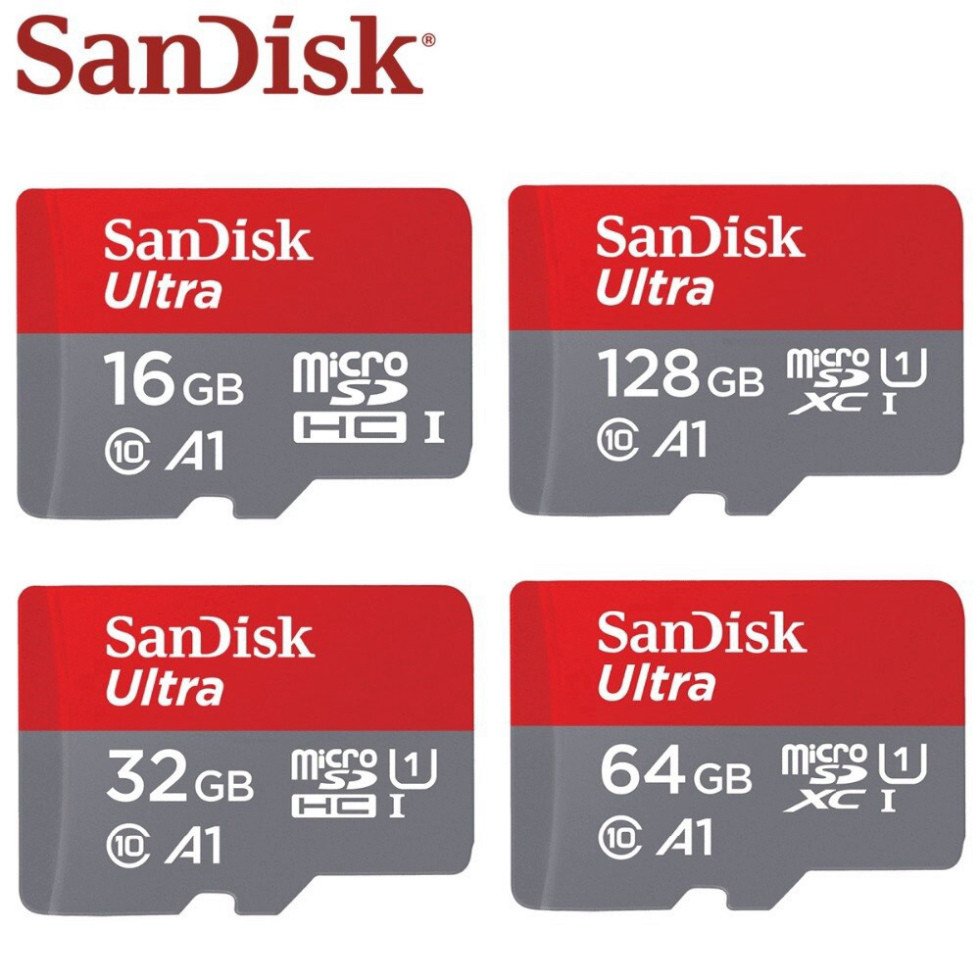 Genuine Sandisk Ultra A1 Memory Card High Speed x 100MB/s - 32GB/64GB ...
