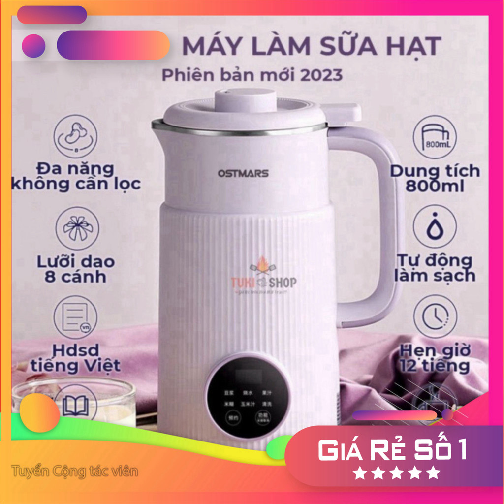 Ostmars nut milk maker, 800ml capacity, 600ml performance multi ...