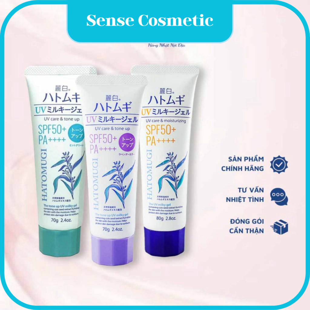 Hatomugi Moisturizing and Brightening Sunscreen SPF50+ PA++++ Japan ...