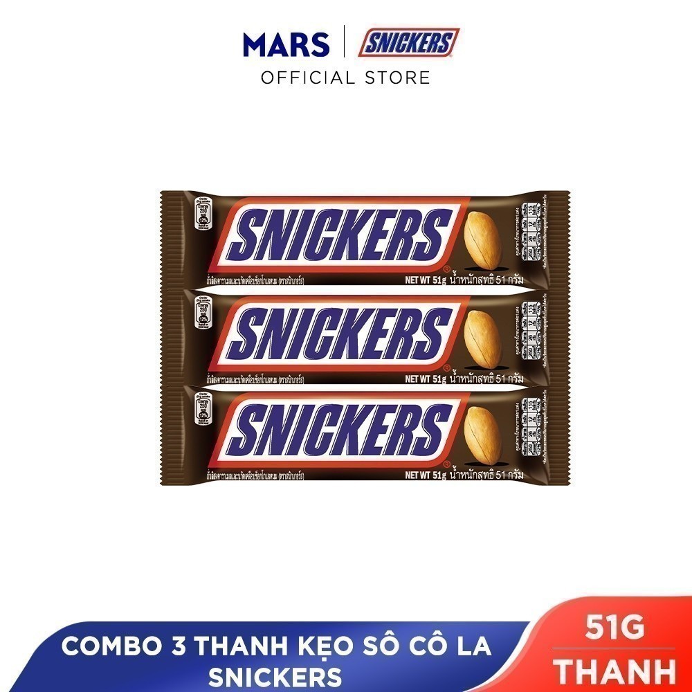 Snickers Chocolate Bar 51g | Shopee Malaysia