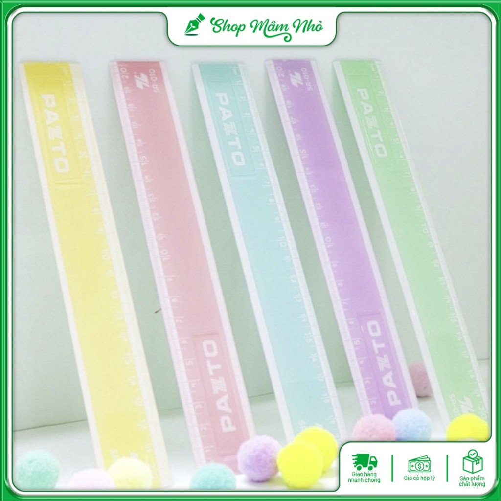THIEN LONG Pastel Ruler 20cm SR - 010 - Genuine and Sturdy | Shopee ...